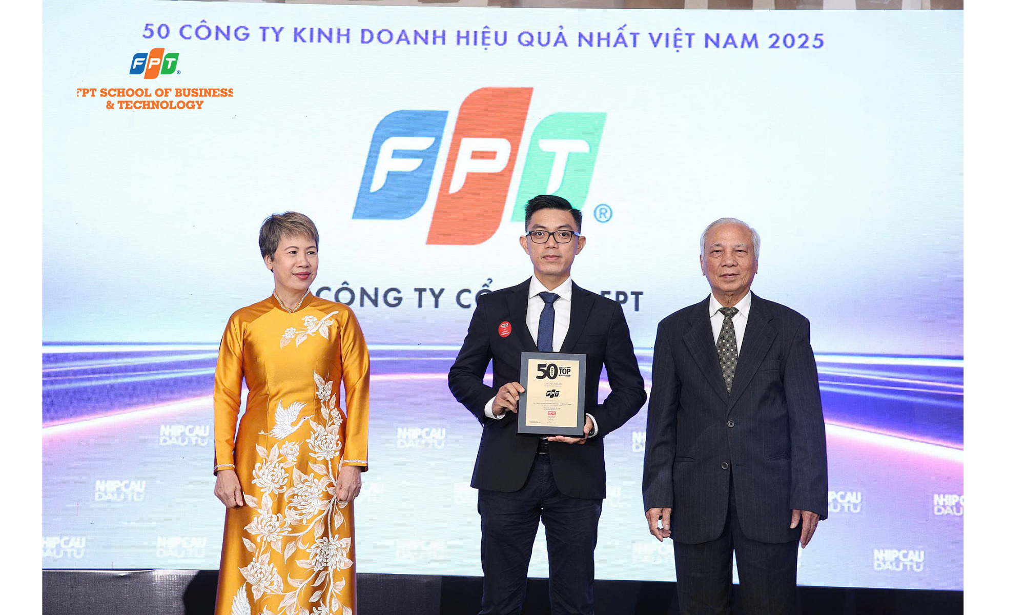 FPT đứng thứ hai trong Top 50 công ty kinh doanh hiệu quả nhất Việt Nam ...