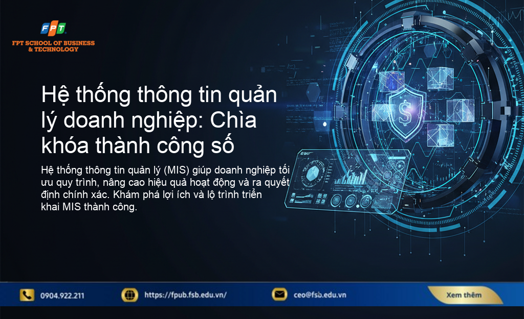 Hệ thống thông tin quản lý trong doanh nghiệp: Chìa khóa thành công ...